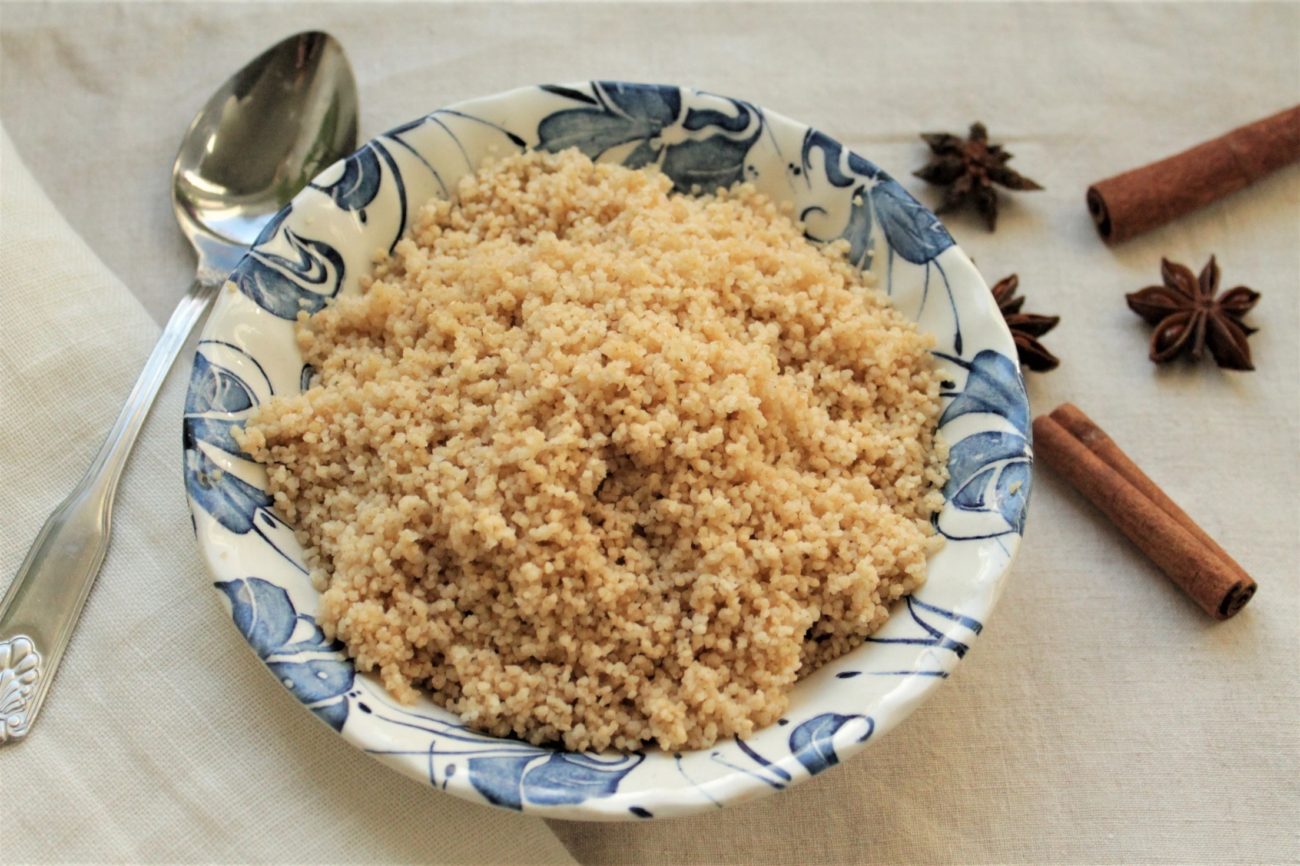 Whole grain couscous - Climate Friendly Veggie Food